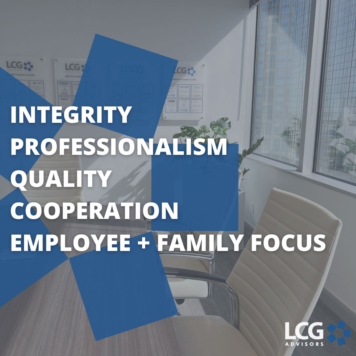 LCG Core Values | LCG Advisors